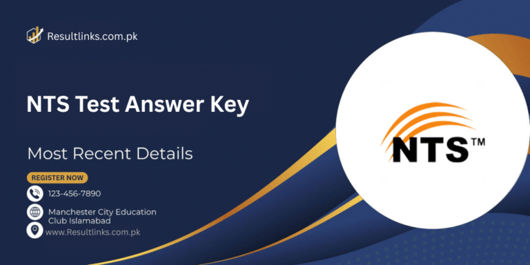 NTS Test Answer Key 13 July 2025 Download PDF